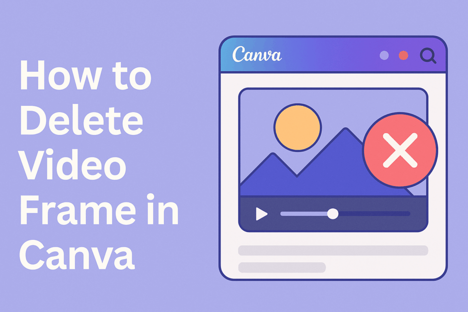 How to Delete Video Frame in Canva