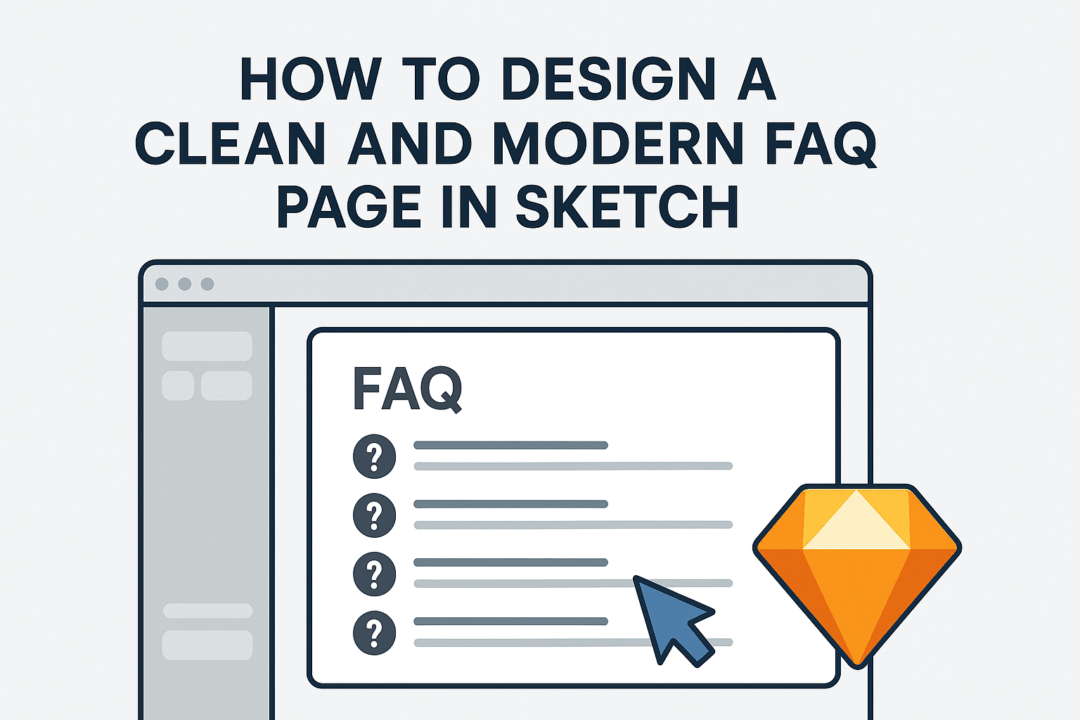 How to Design a Clean and Modern FAQ Page in Sketch