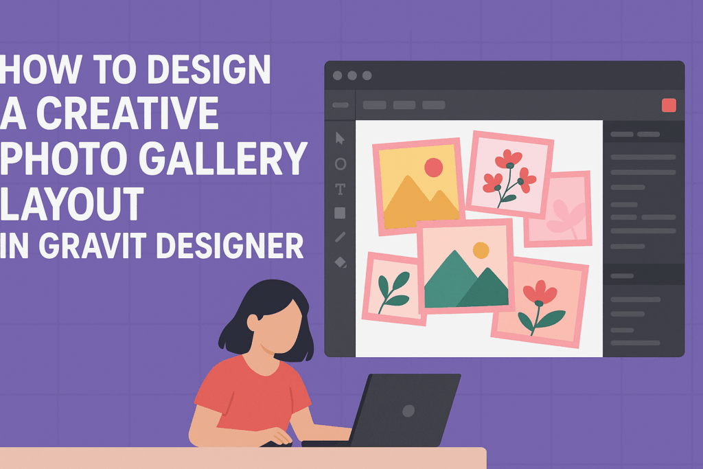 How to Design a Creative Photo Gallery Layout in Gravit Designer