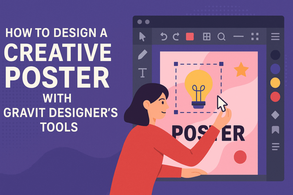 How to Design a Creative Poster with Gravit Designer’s Tools