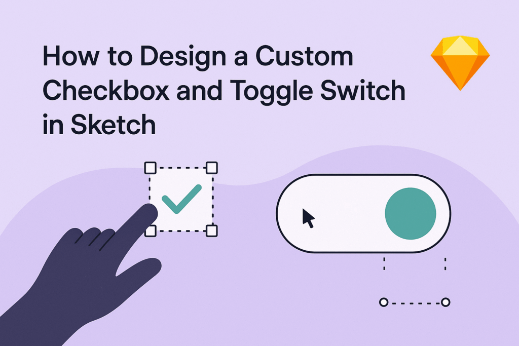 How to Design a Custom Checkbox and Toggle Switch in Sketch