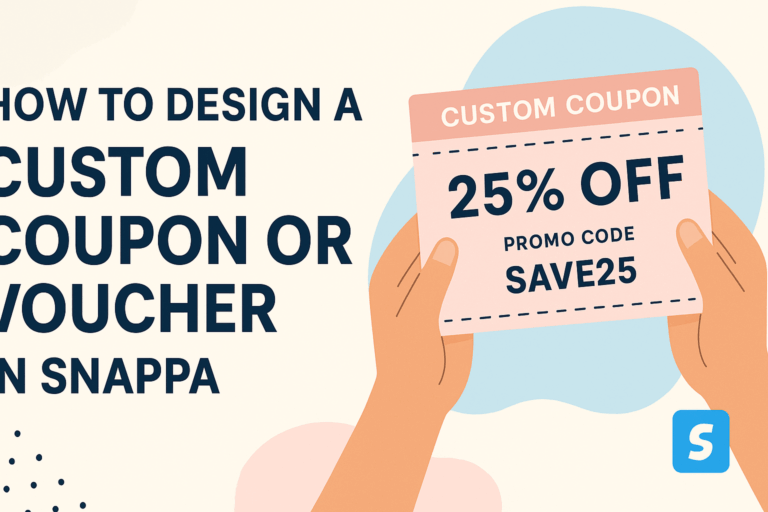 How to Design a Custom Coupon or Voucher in Snappa