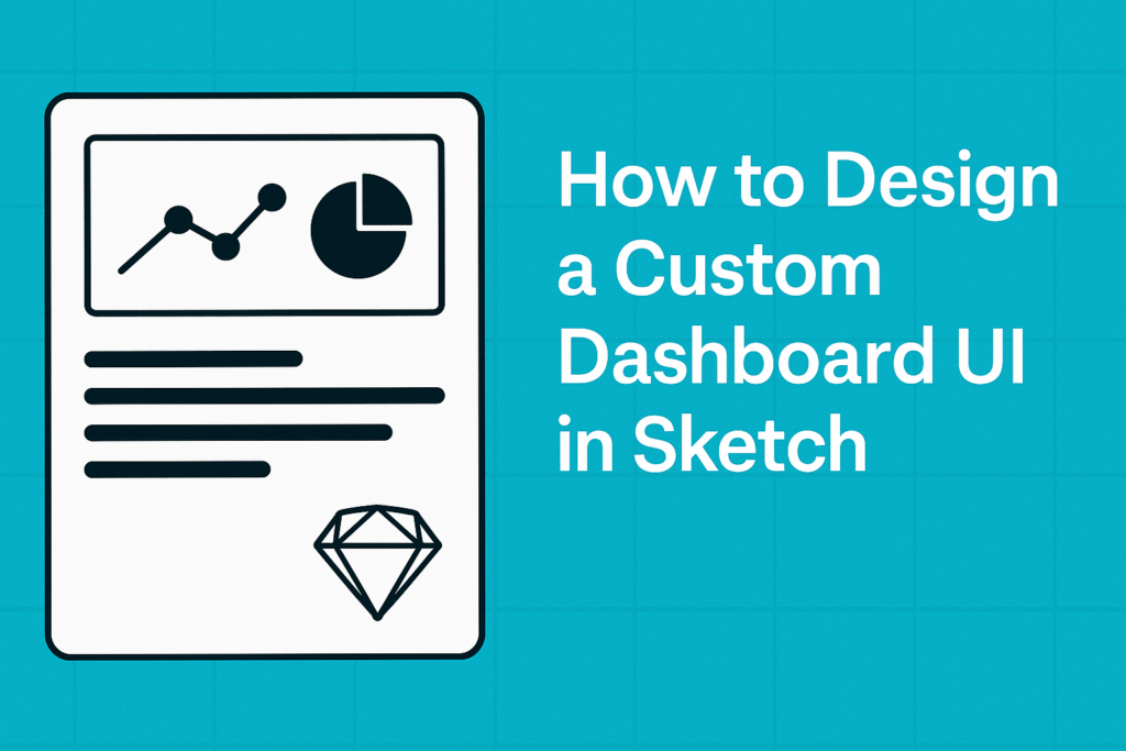 How to Design a Custom Dashboard UI in Sketch - Graphic Design Resource
