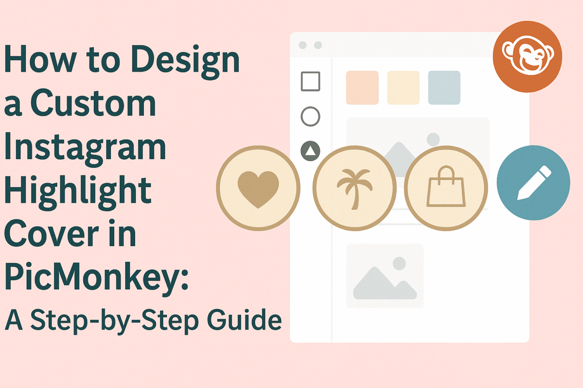 How to Design a Custom Instagram Highlight Cover in PicMonkey