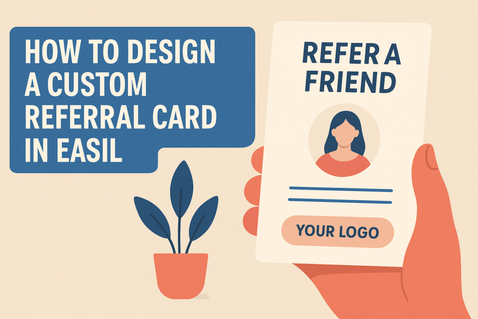 How to Design a Custom Referral Card in Easil