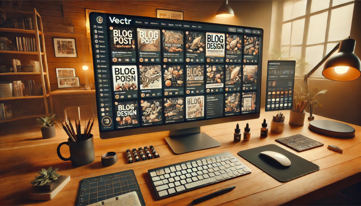 How to Design a Custom Set of Blog Post Featured Images in Vectr ...