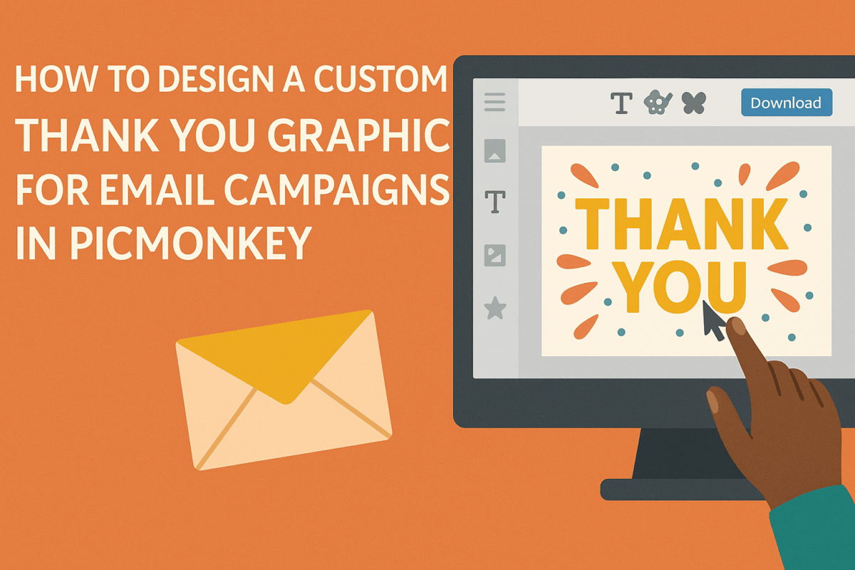 How to Design a Custom Thank You Graphic for Email Campaigns in PicMonkey