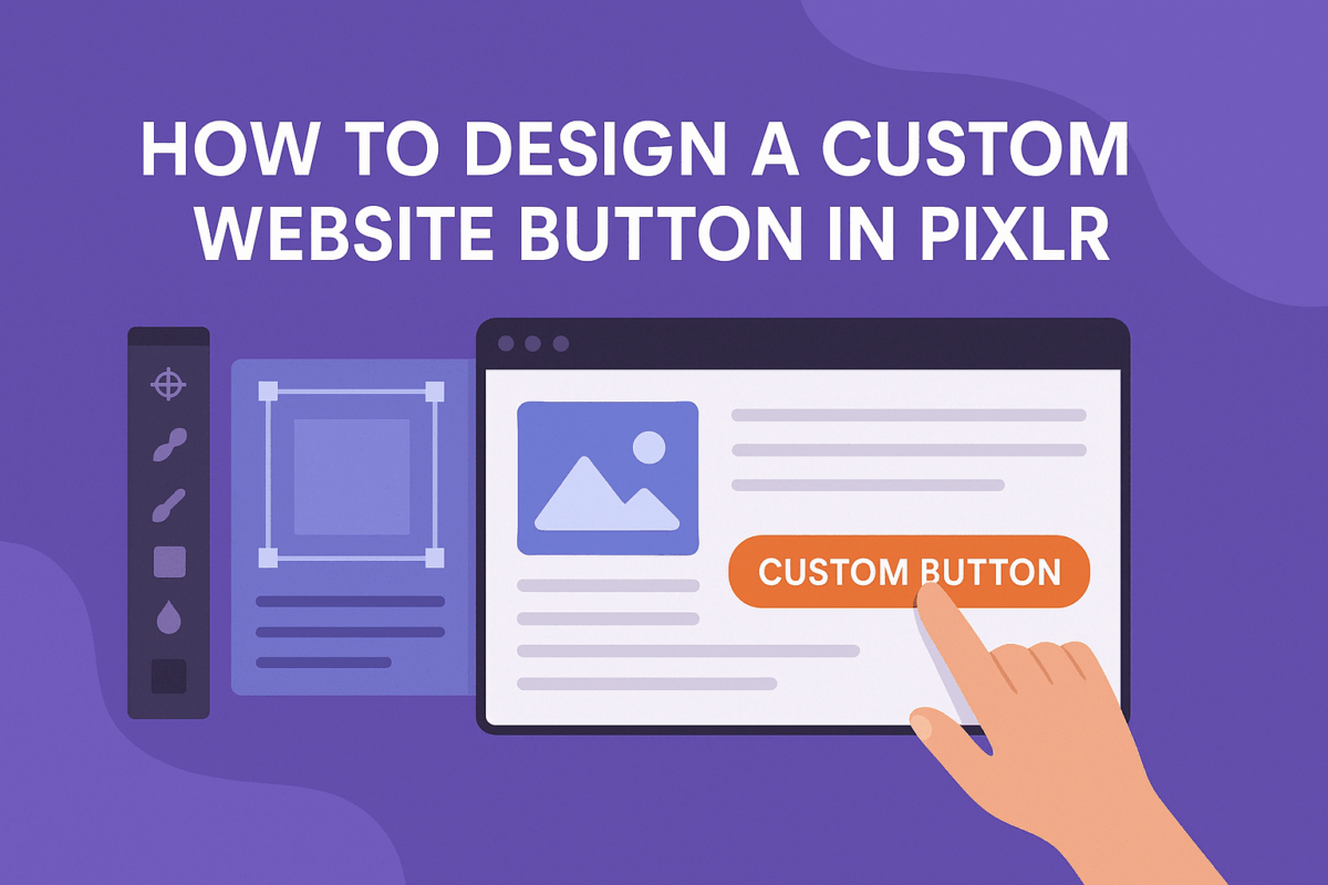 How to Design a Custom Website Button in Pixlr