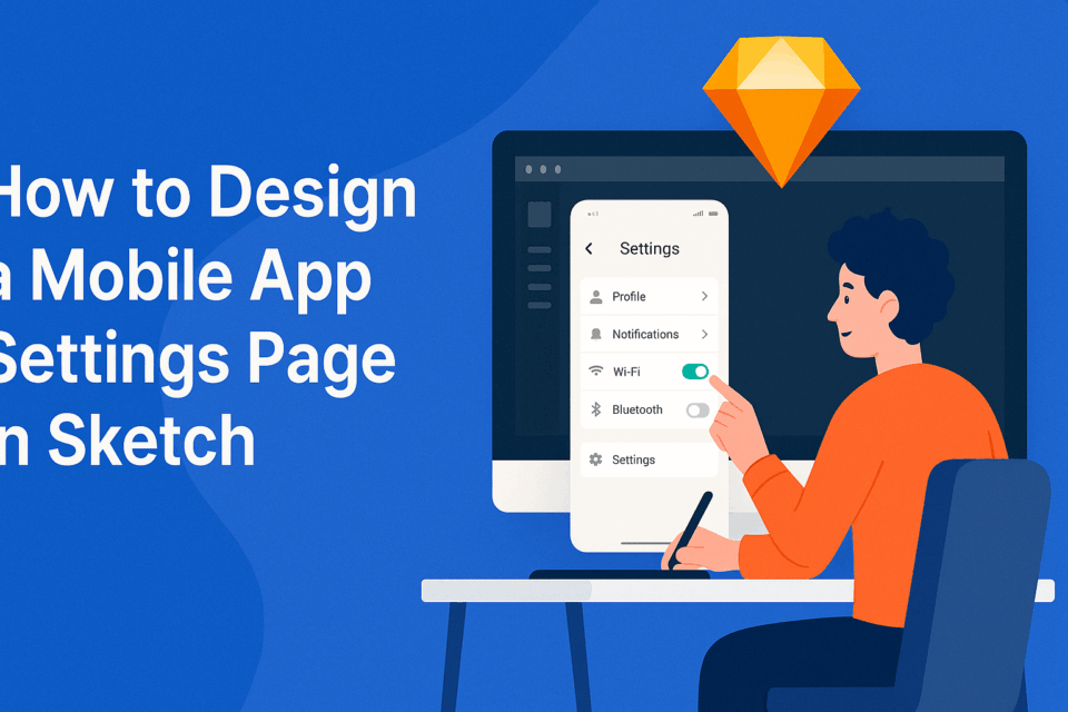 How to Design a Mobile App Settings Page in Sketch