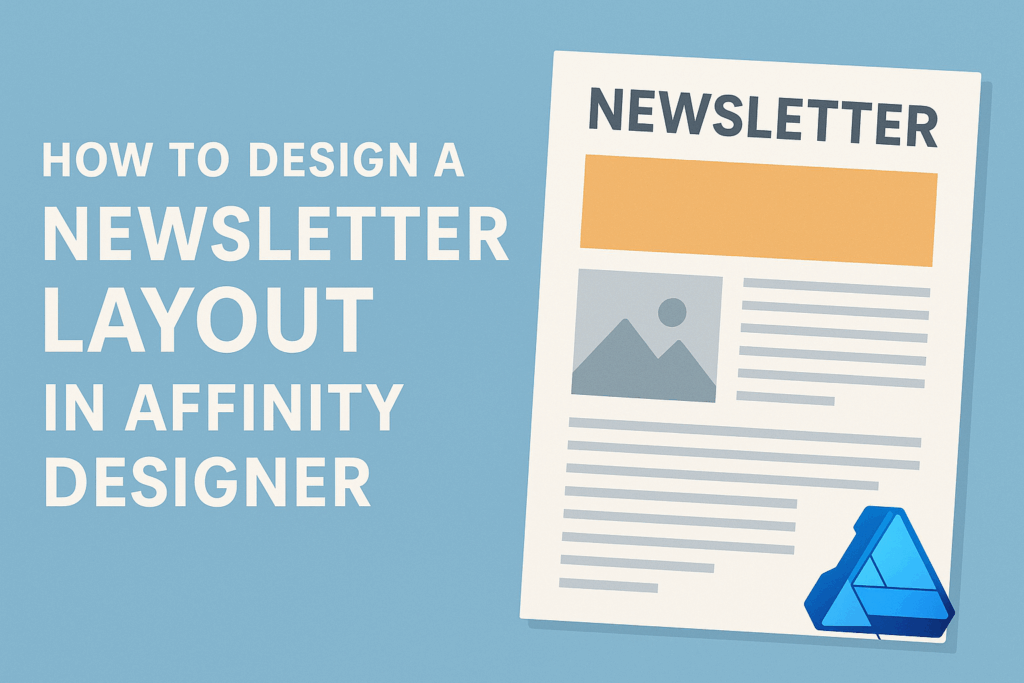 How to Design a Newsletter Layout in Affinity Designer
