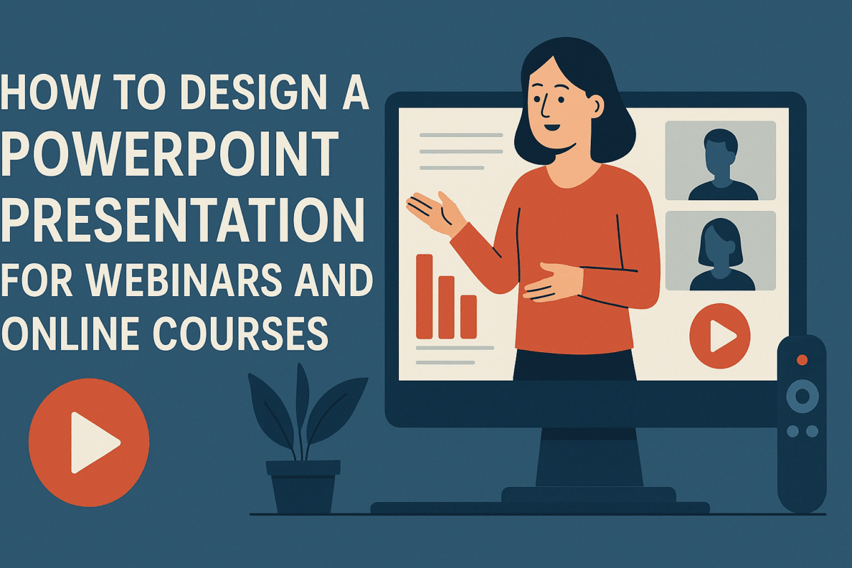 How to Design a PowerPoint Presentation for Webinars and Online Courses - Graphic Design Resource