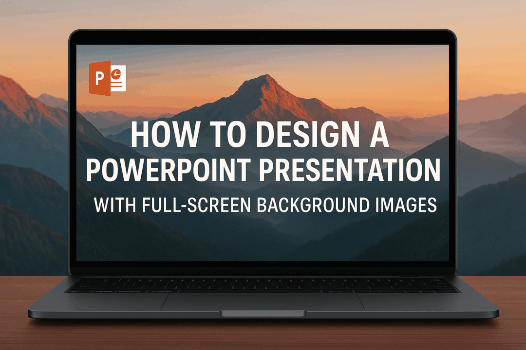 How to Design a PowerPoint Presentation with Full-Screen Background ...