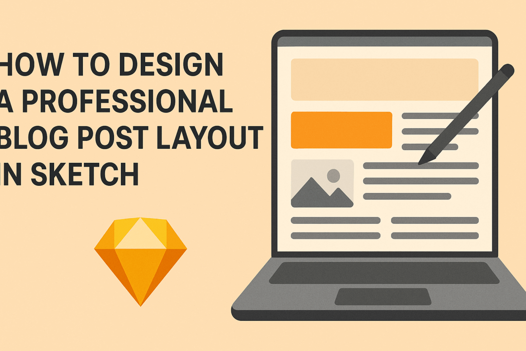 How to Design a Professional Blog Post Layout in Sketch