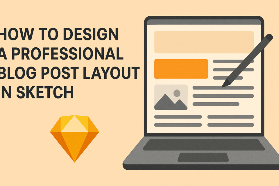 How to Design a Professional Blog Post Layout in Sketch