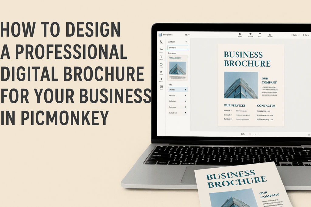 How to Design a Professional Digital Brochure for Your Business in PicMonkey
