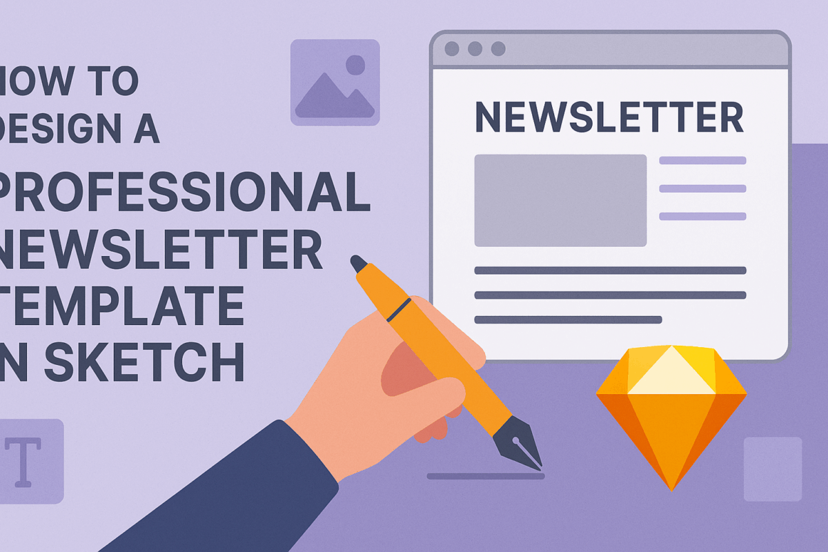How to Design a Professional Newsletter Template in Sketch