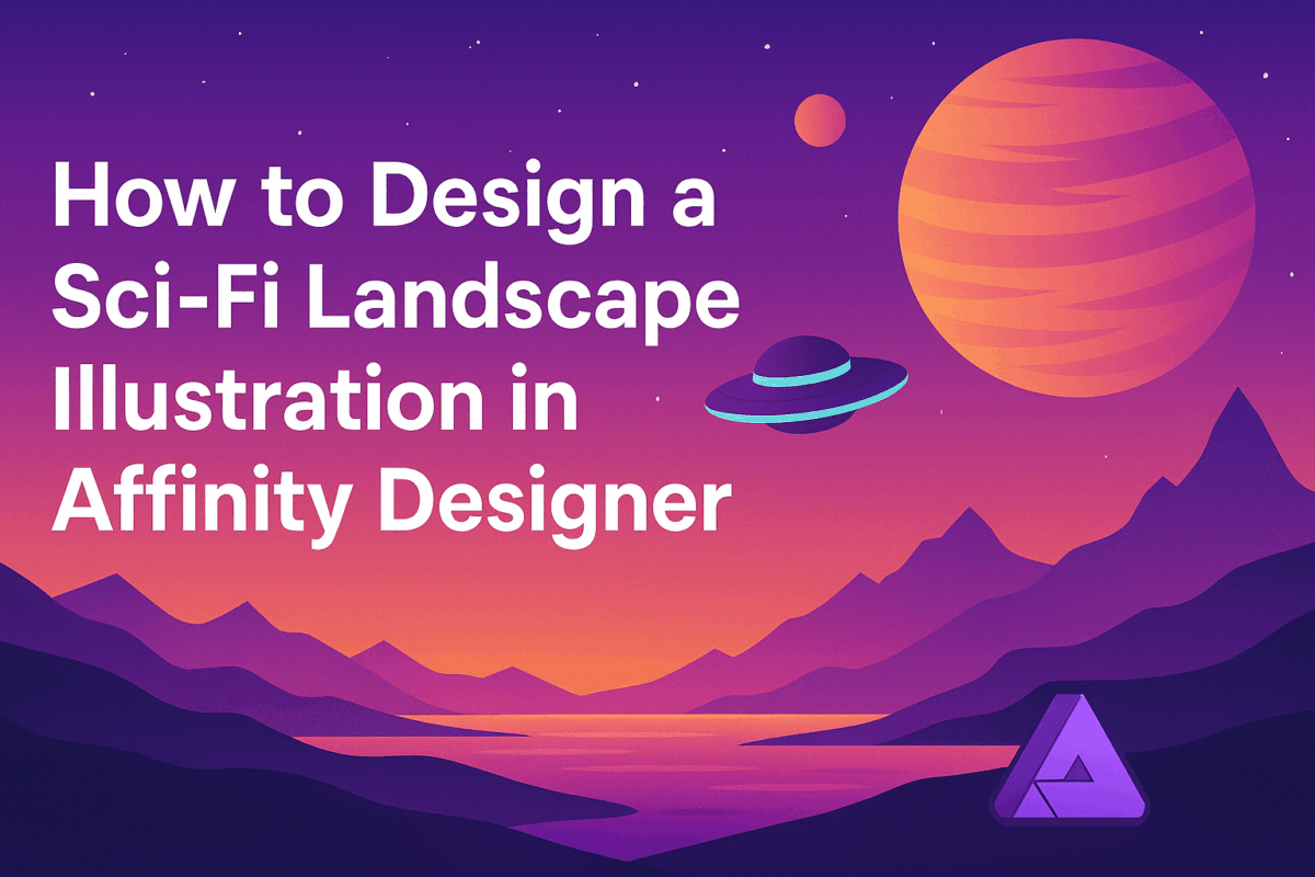 How to Design a Sci-Fi Landscape Illustration in Affinity Designer ...