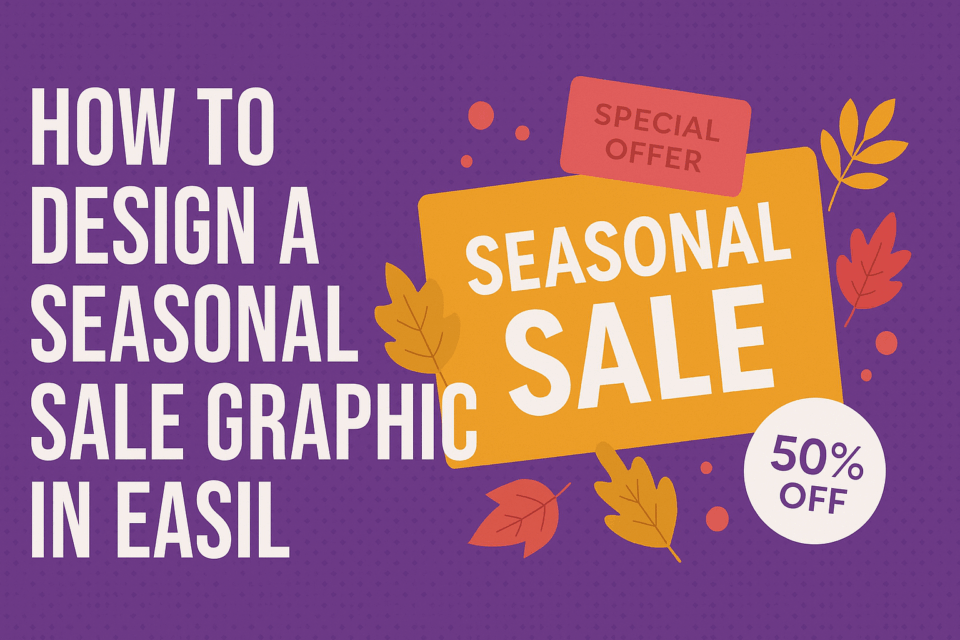 How to Design a Seasonal Sale Graphic in Easil