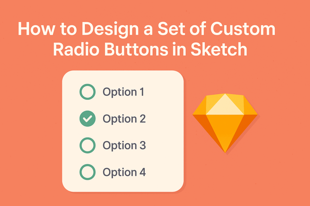 How to Design a Set of Custom Radio Buttons in Sketch