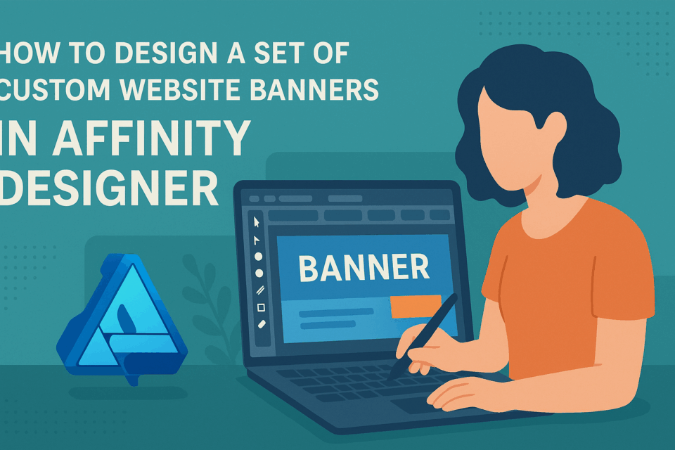 How to Design a Set of Custom Website Banners in Affinity Designer