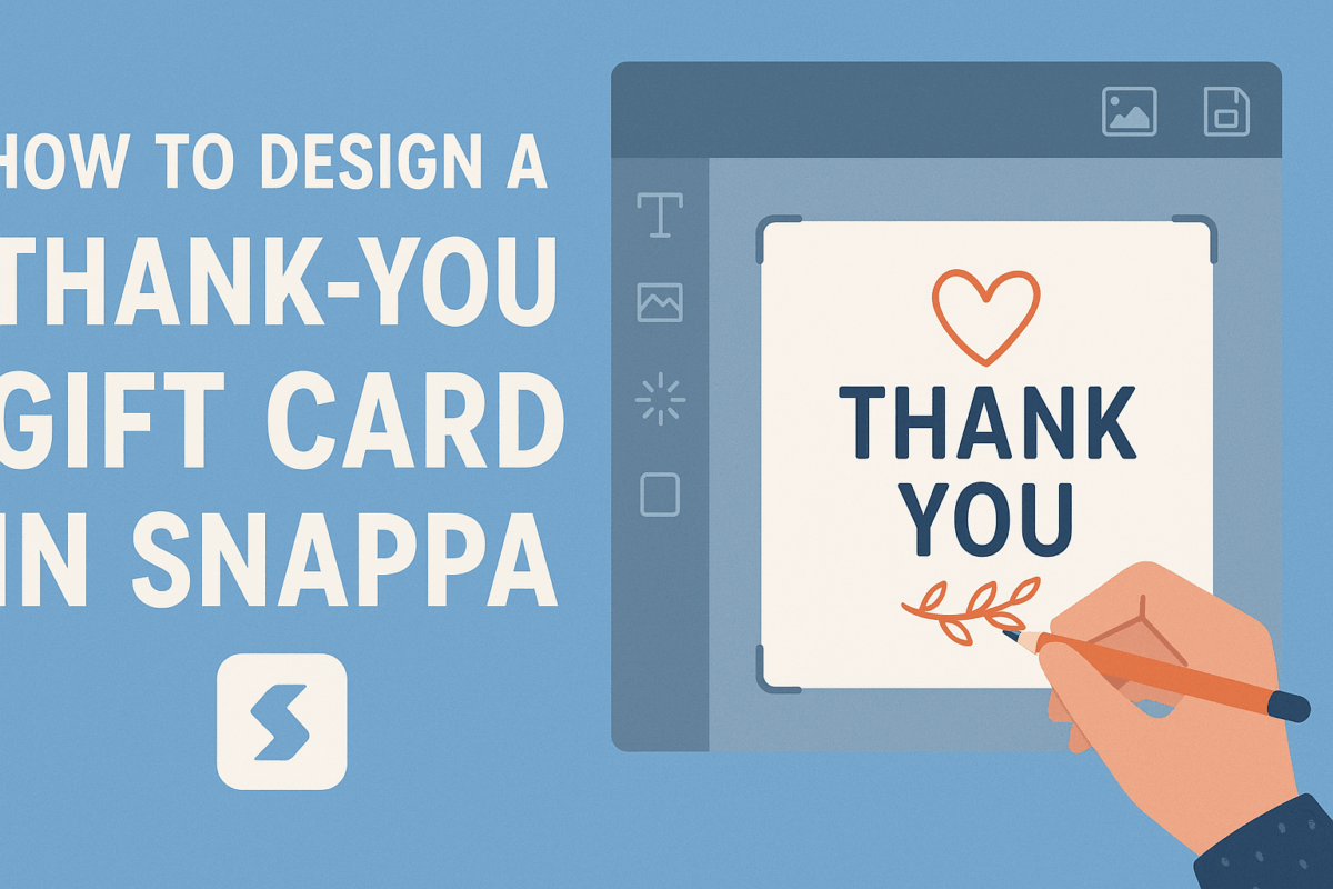 How to Design a Thank You Card in Snappa