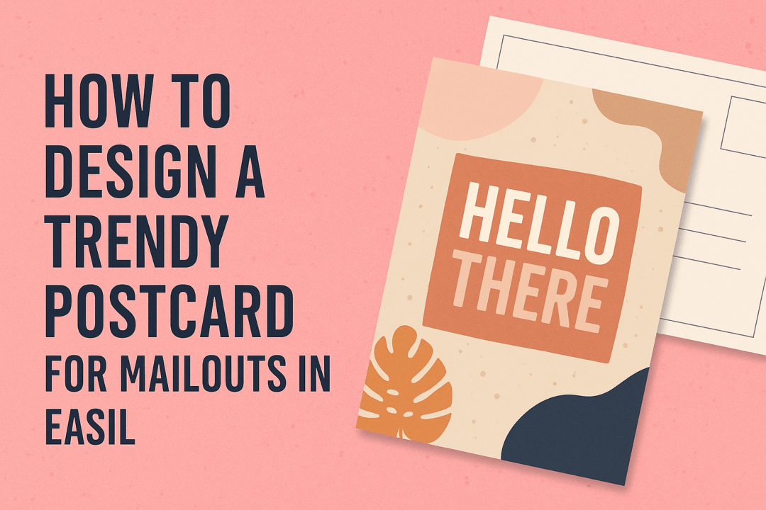 How to Design a Trendy Postcard for Mailouts in Easil