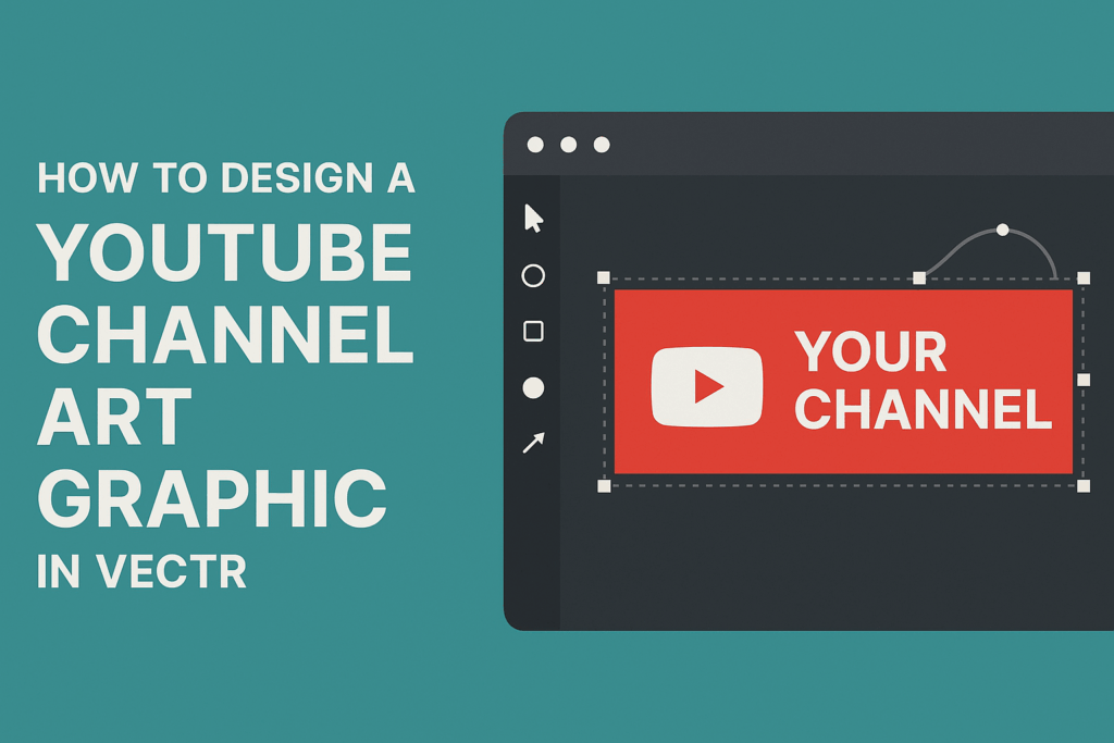 How to Design a YouTube Channel Art Graphic in Vectr