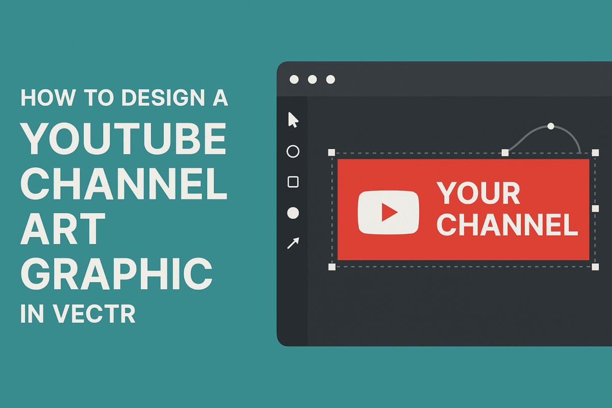 How to Design a YouTube Channel Art Graphic in Vectr