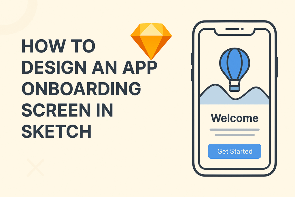How to Design an App Onboarding Screen in Sketch