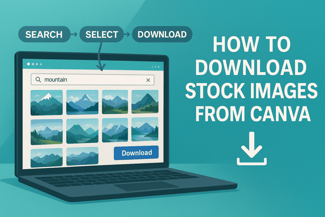 How to Download Stock Images From Canva