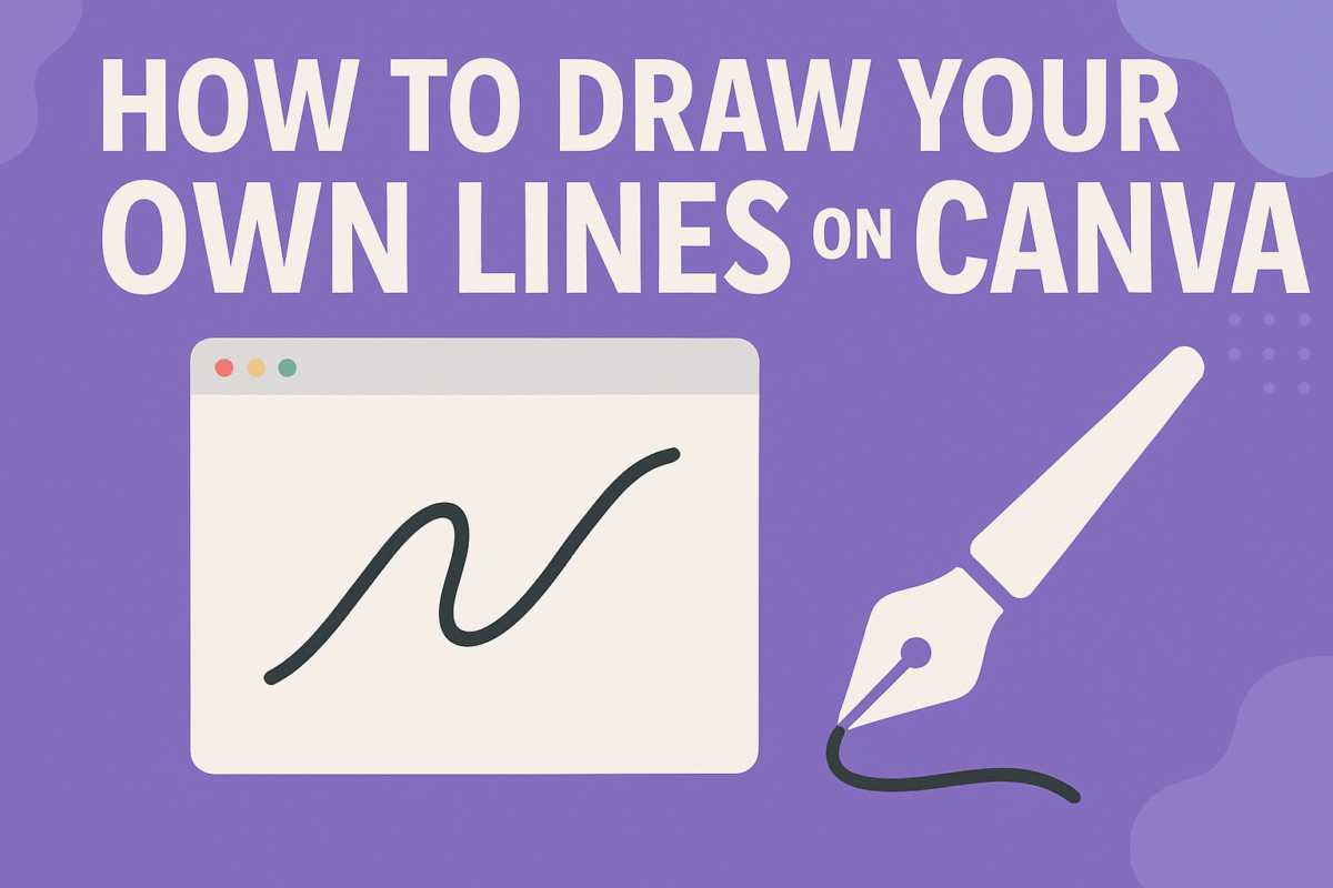How to Draw Your Own Lines on Canva