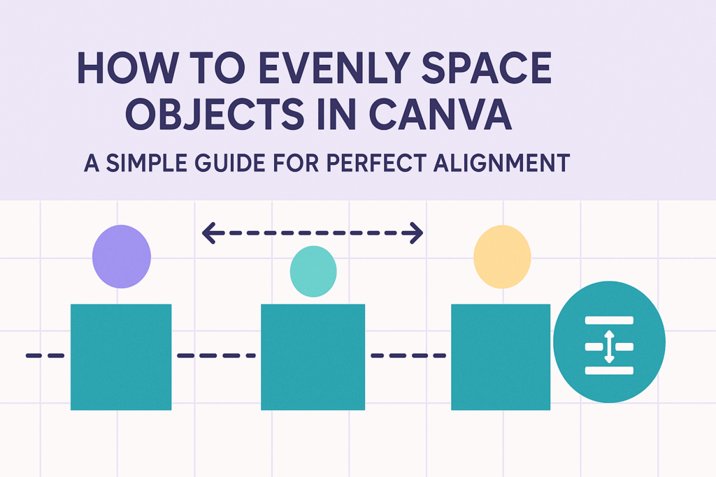 How to Evenly Space Objects in Canva