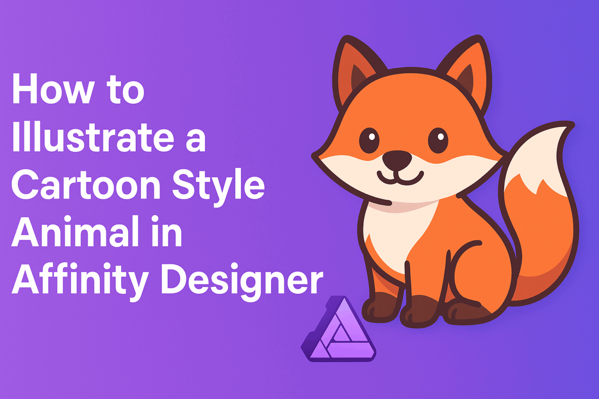 How to Illustrate a Cartoon Style Animal in Affinity Designer - Graphic ...