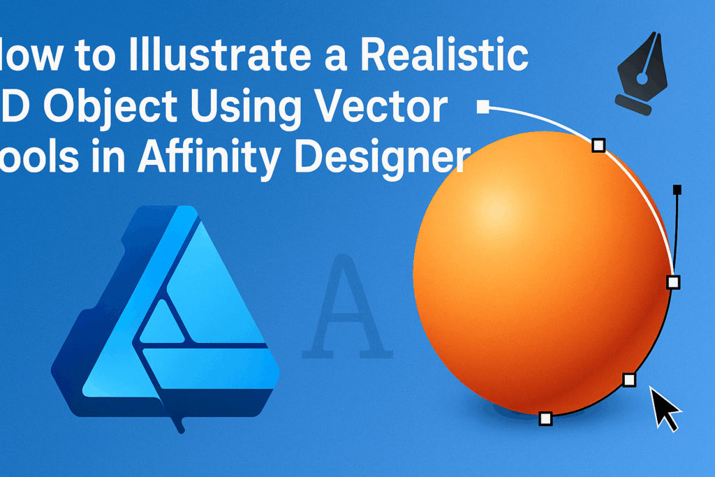 How to Illustrate a Realistic 3D Object Using Vector Tools in Affinity ...