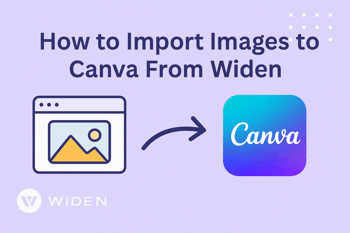 How to Import Images to Canva From Widen