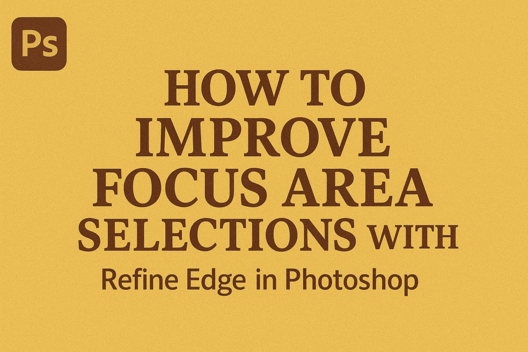 How to Improve Focus Area Selections with Refine Edge in Photoshop ...