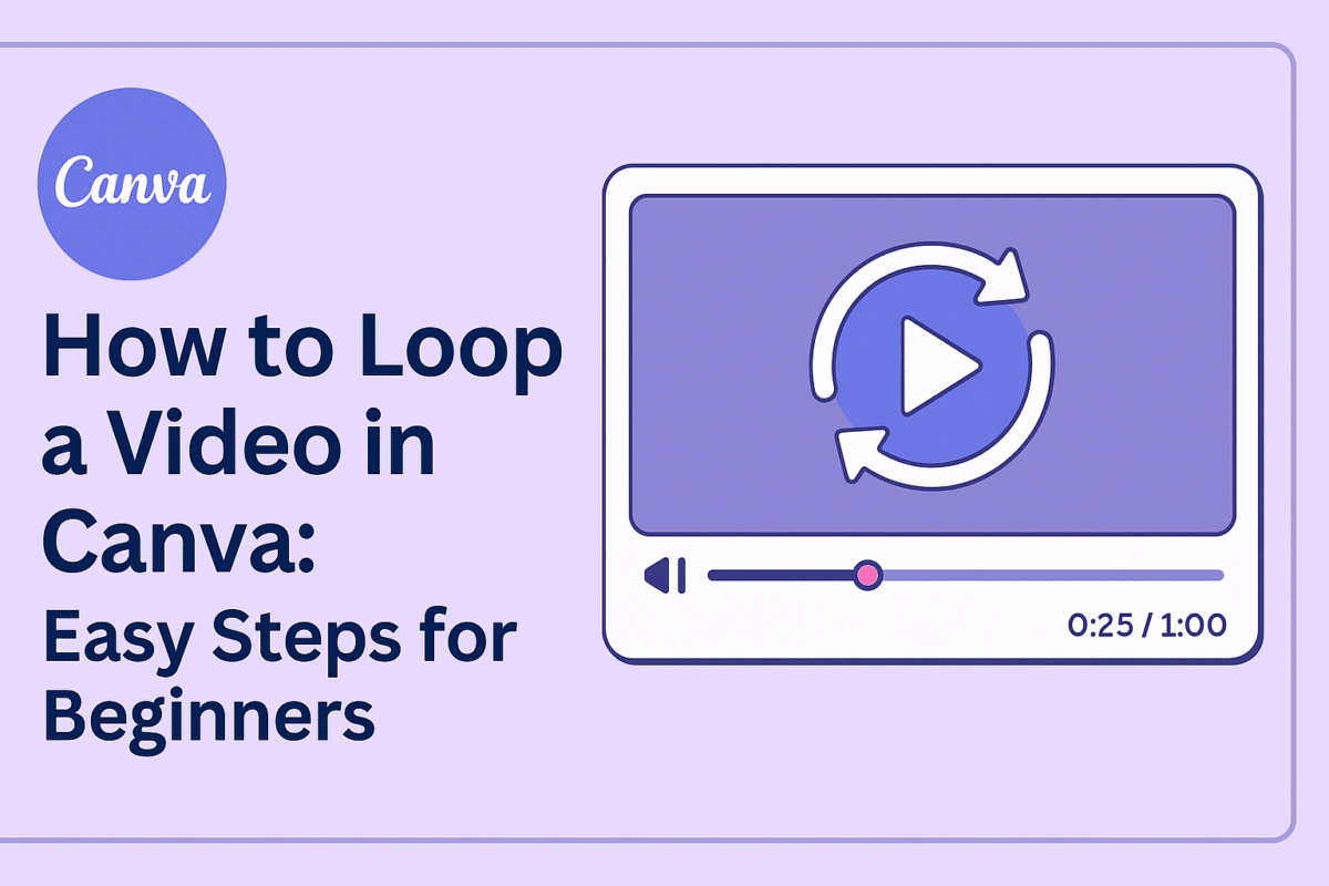 How to Loop a Video in Canva
