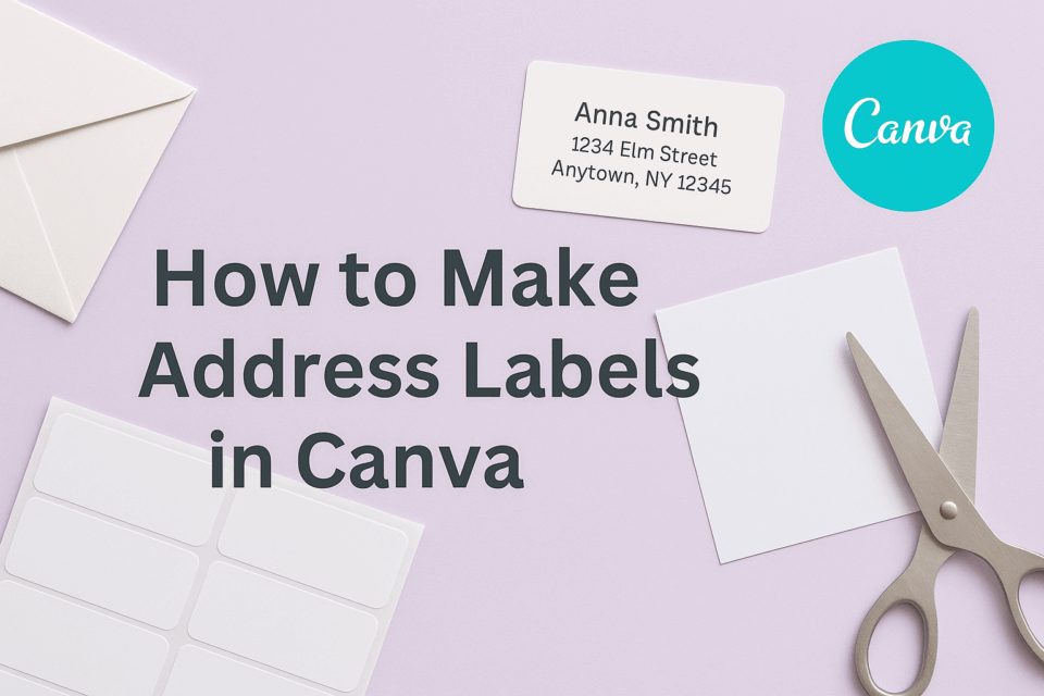 How to Make Address Labels in Canva