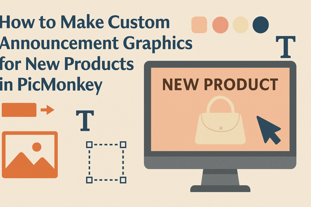 How to Make Custom Announcement Graphics for New Products in PicMonkey