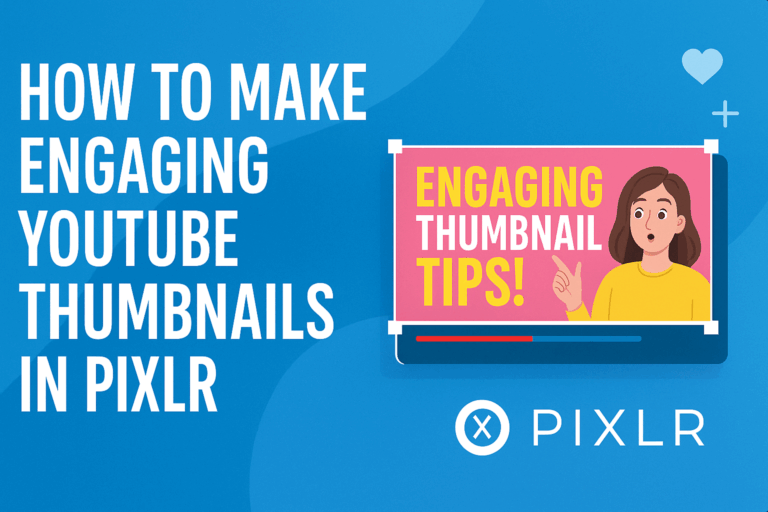 How to Make Engaging YouTube Thumbnails in Pixlr - Graphic Design Resource