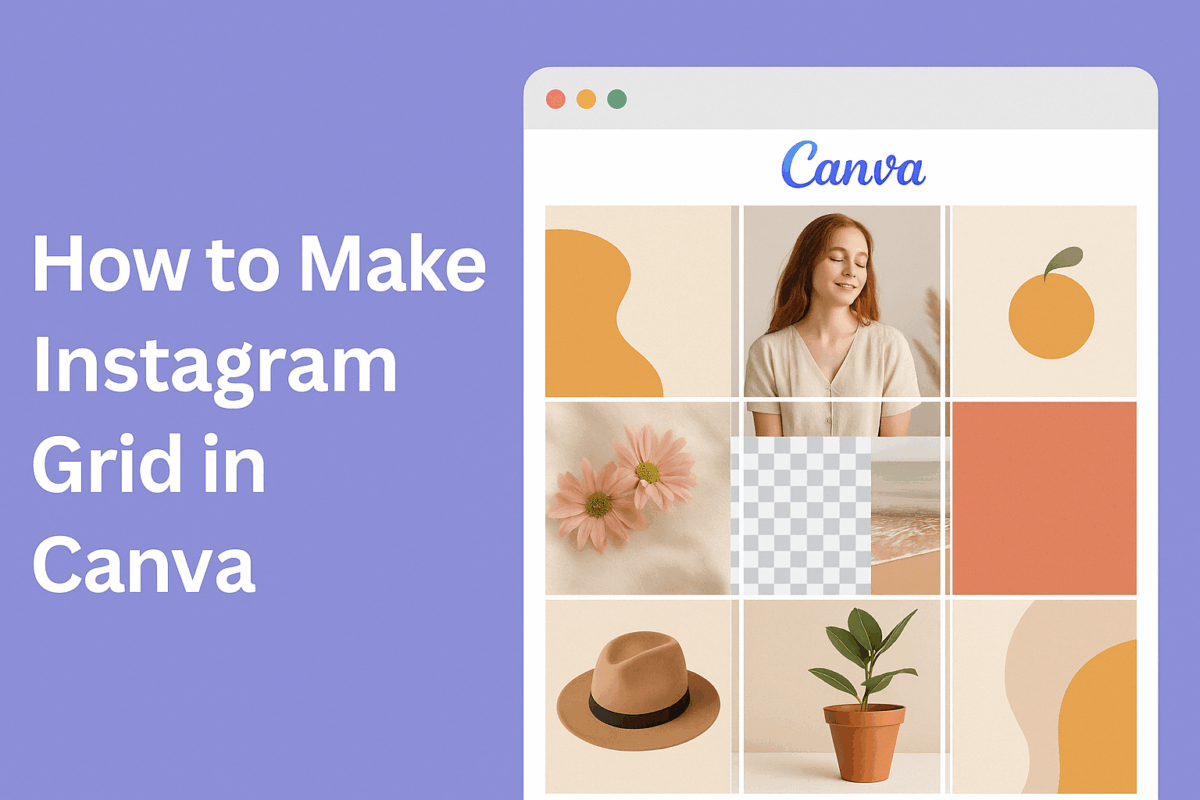 How to Make Instagram Grid in Canva