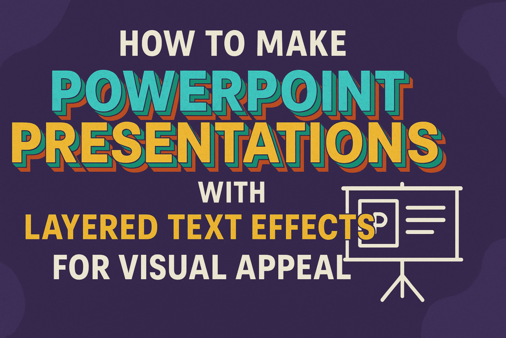 How to Make PowerPoint Presentations with Layered Text Effects for ...