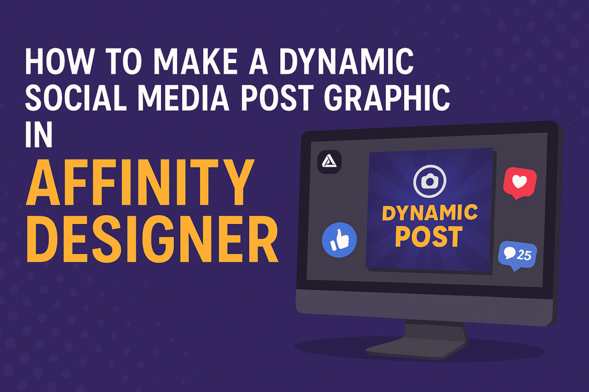 How to Make a Dynamic Social Media Post Graphic in Affinity Designer