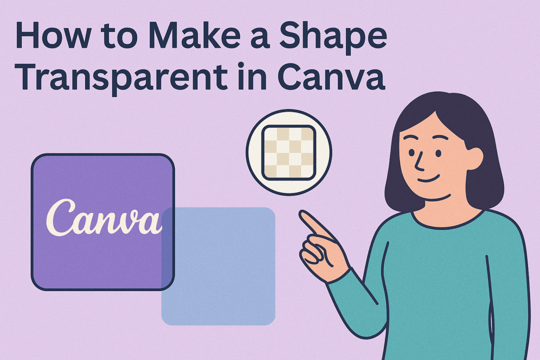 How to Make a Shape Transparent in Canva