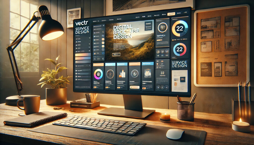 How to Make a Simple Digital Brochure for Your Service in Vectr ...