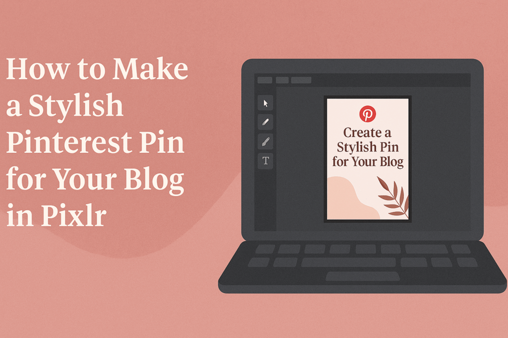 How to Make a Stylish Pinterest Pin for Your Blog in Pixlr