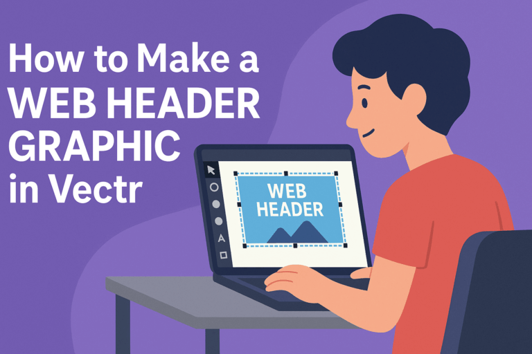 How to Make a Web Header Graphic in Vectr