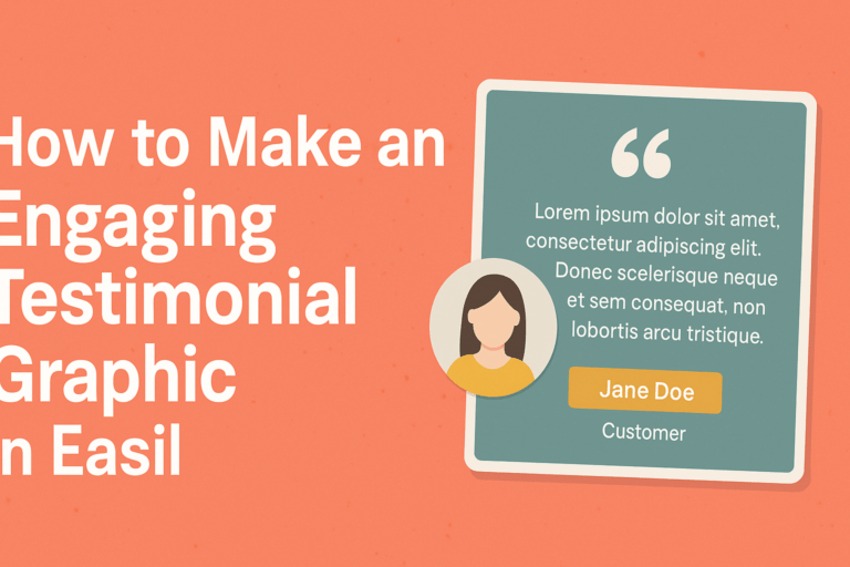How to Make an Engaging Testimonial Graphic in Easil
