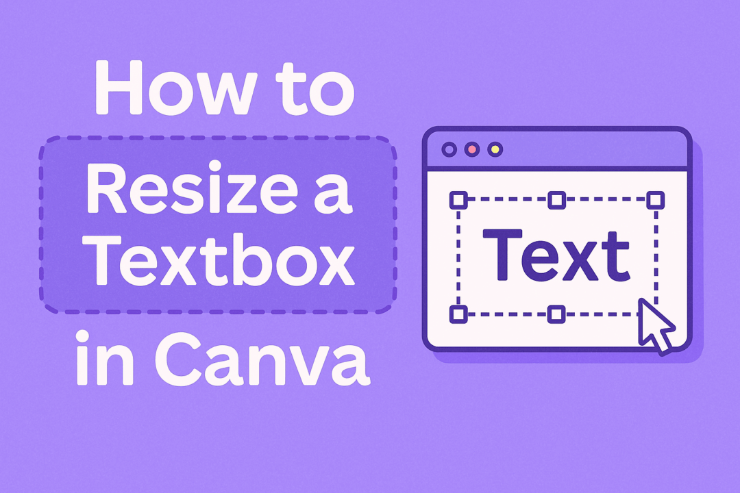 How to Resize a Textbox in Canva