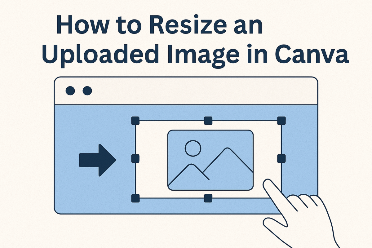 How to Resize an Uploaded Image in Canva